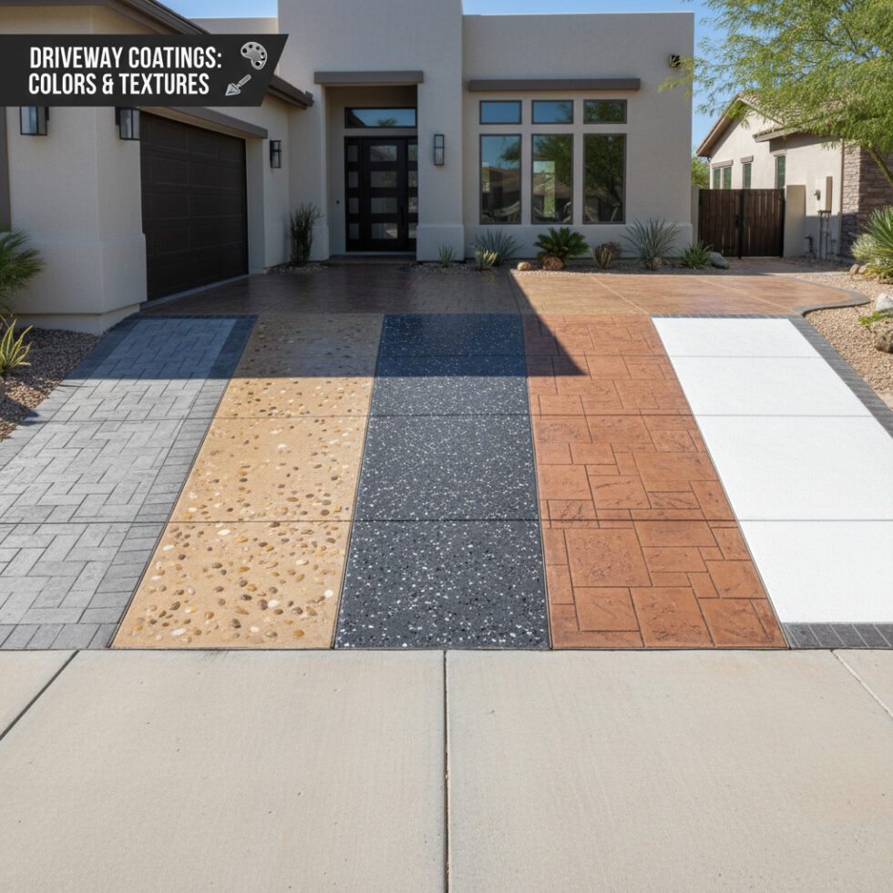 What Colors and Textures Are Available for Driveway Coatings? - Armor ...